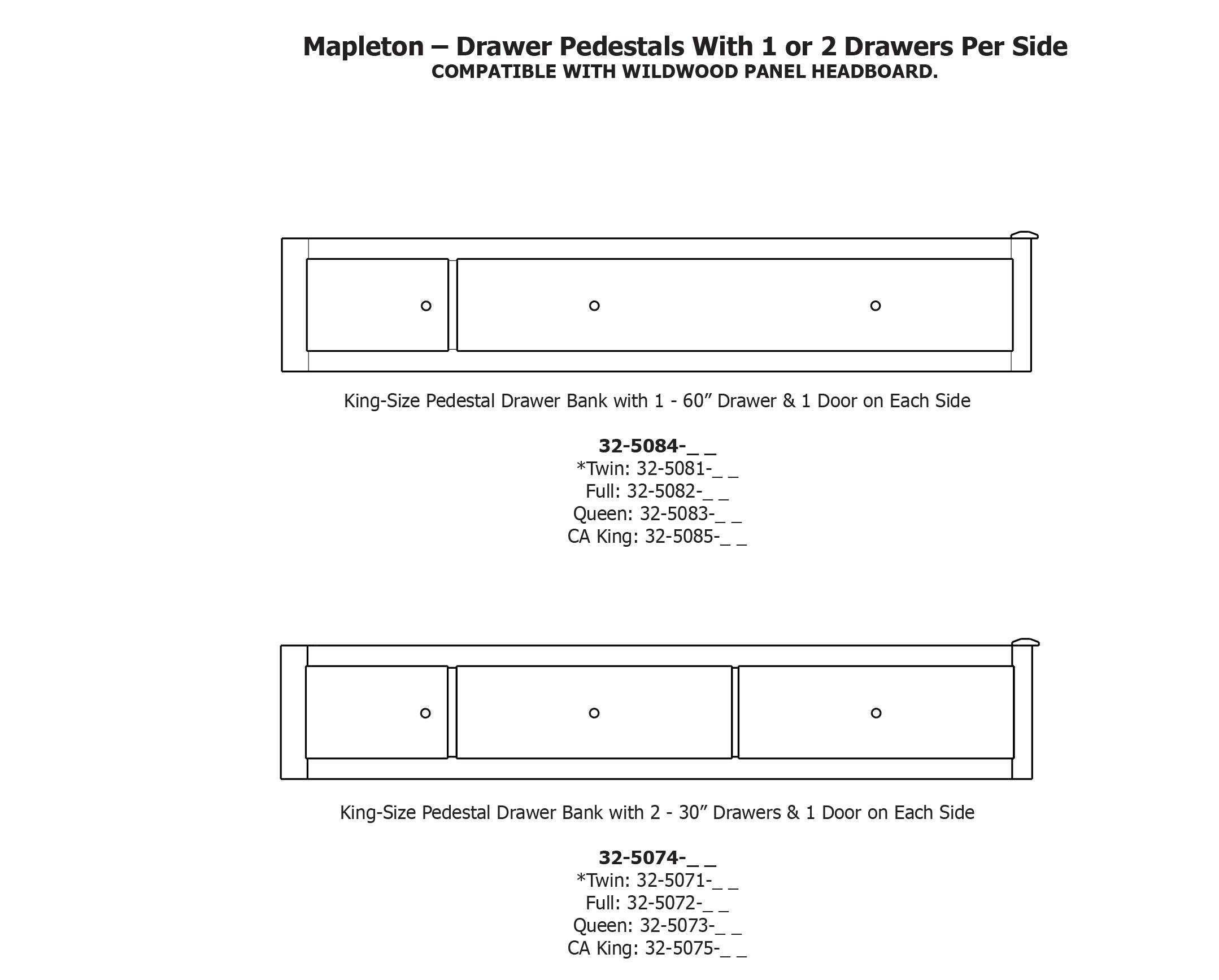 Daniel's Amish Mapleton 30-5014+5034+5004 King Bed with Low Footboard | Belfort Furniture ...